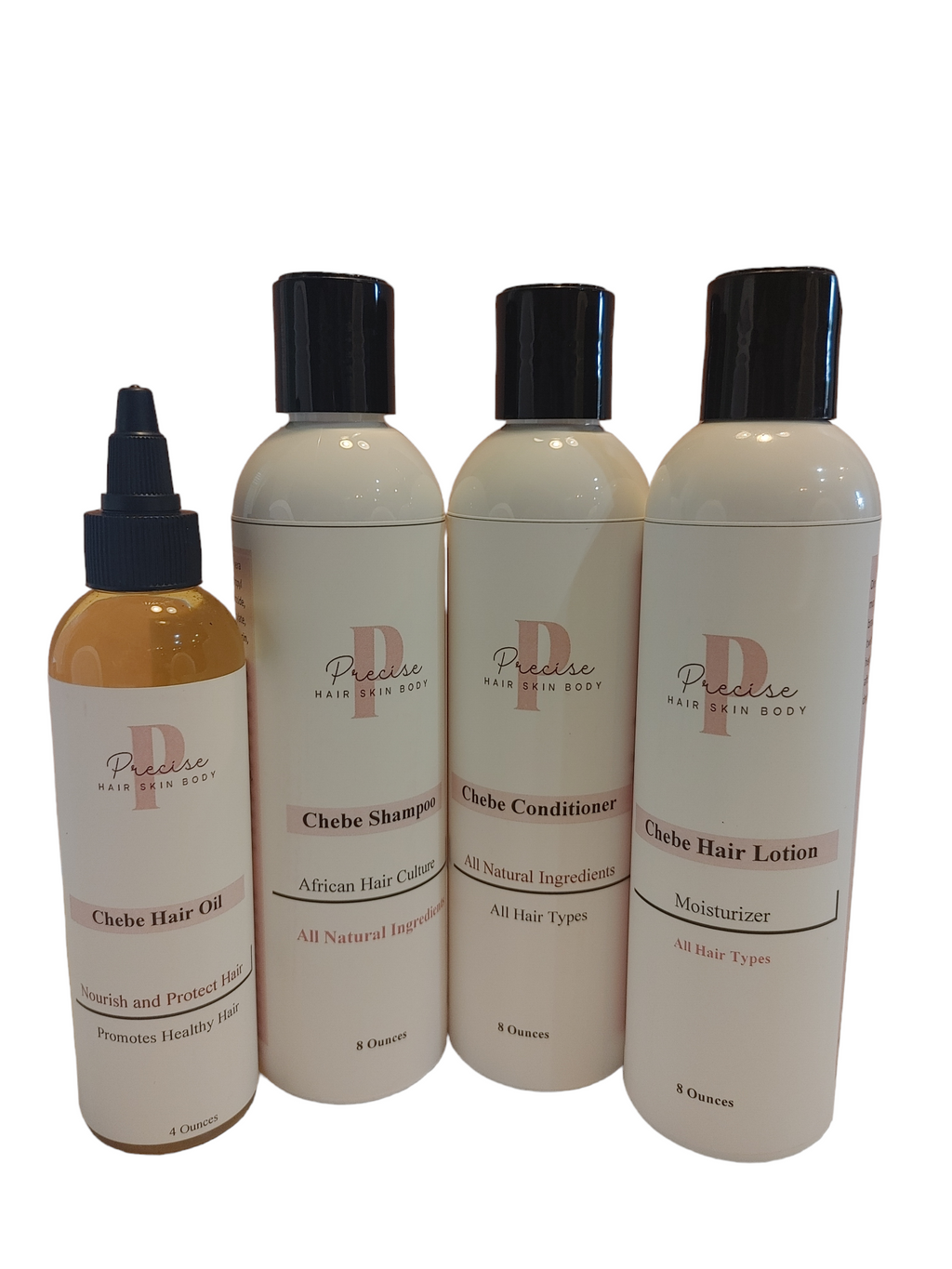 Chebe Shampoo, Conditioner, Oil and Lotion Combo – Precise Hair Skin Body